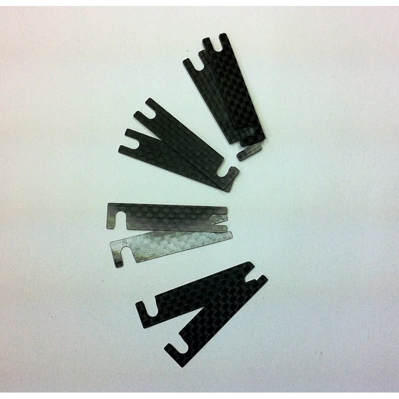 GT12/L4 Carbon front shim set - Zen Racing