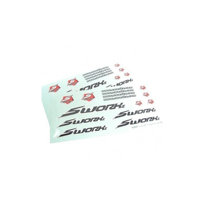SWORKz Logo Decal Sheet - 2pcs - Zen Racing